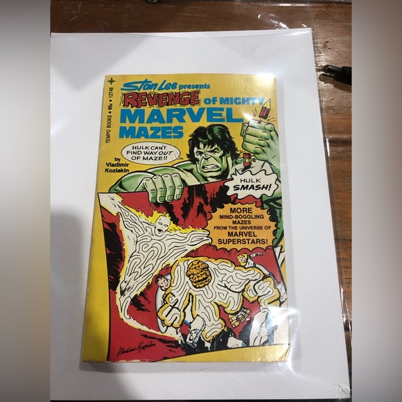 Other | Stan Lees Marvel Mazes Drawing Book | Poshmark